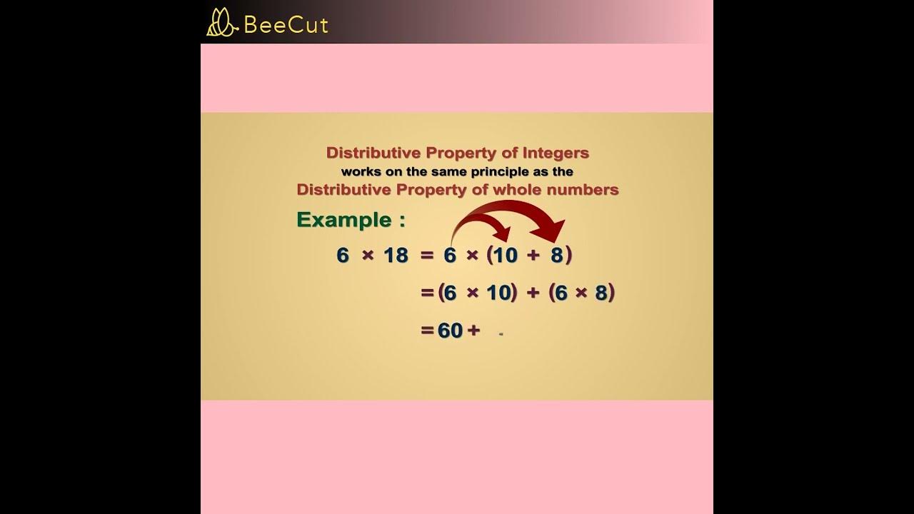 Distributive Property Of Integers shorts distributiveproperty YouTube distributive-property-of-integers-shorts-distributiveproperty-youtube
