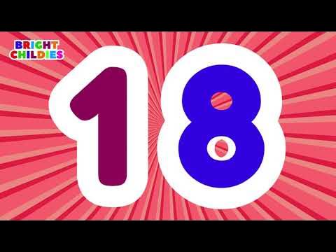 Kids Count From 1 to 20 for children Counting numbers Count to 10 Chant Learn Numbers 1 to 20 ...