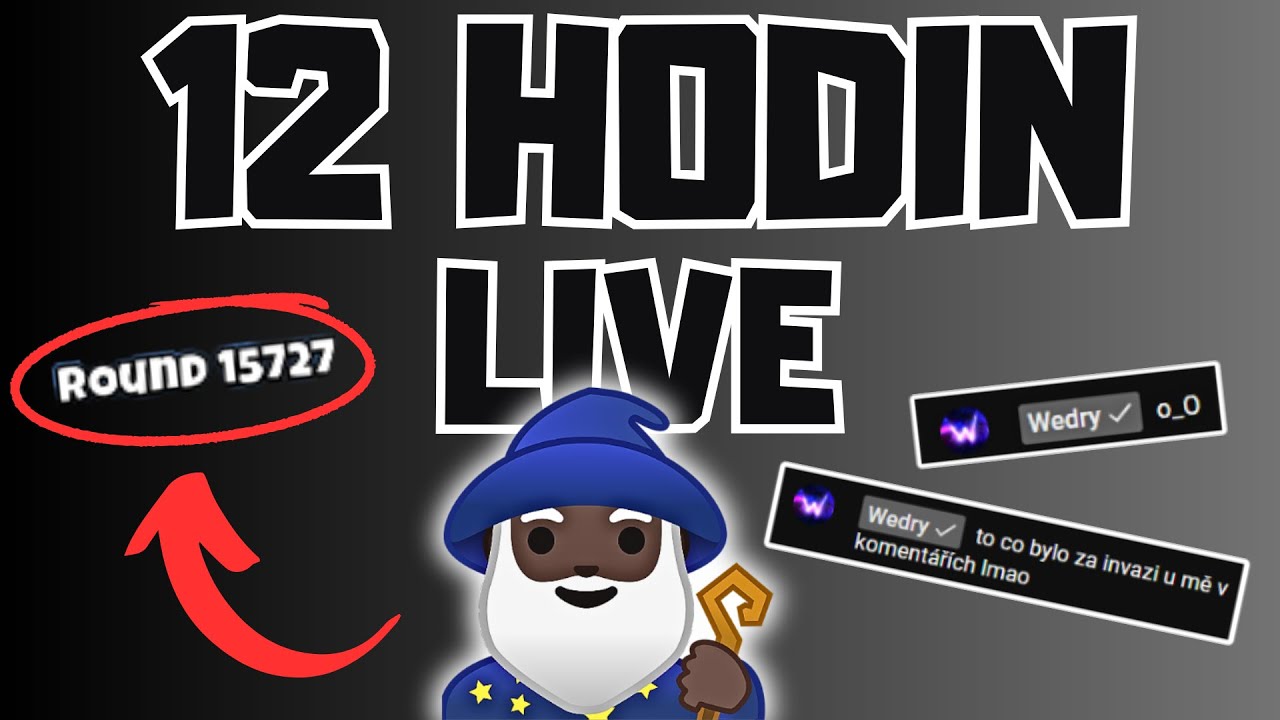 Wedry na MOJEM streamu !? - 12ti hodinový stream. - YouTube