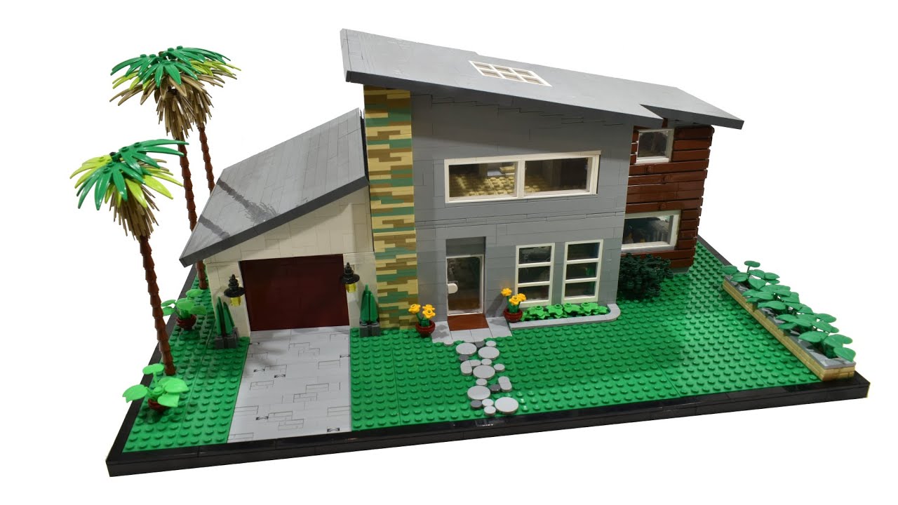 Lego Modern House MOC - YouTube