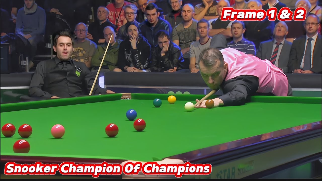 Snooker Champion Of Champions Ronnie O’Sullivan VS Mark Davis ( Frame 1 ...