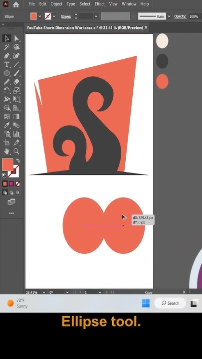 Adobe Illustrator CC tutorial - How to make Modern Logo Design 😱 # ...