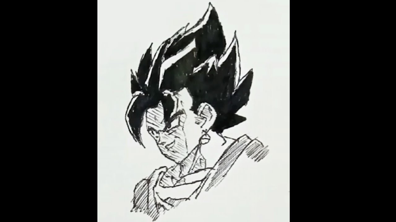 How to Draw Vegito step by step || Easy drawing ideas for beginners # ...