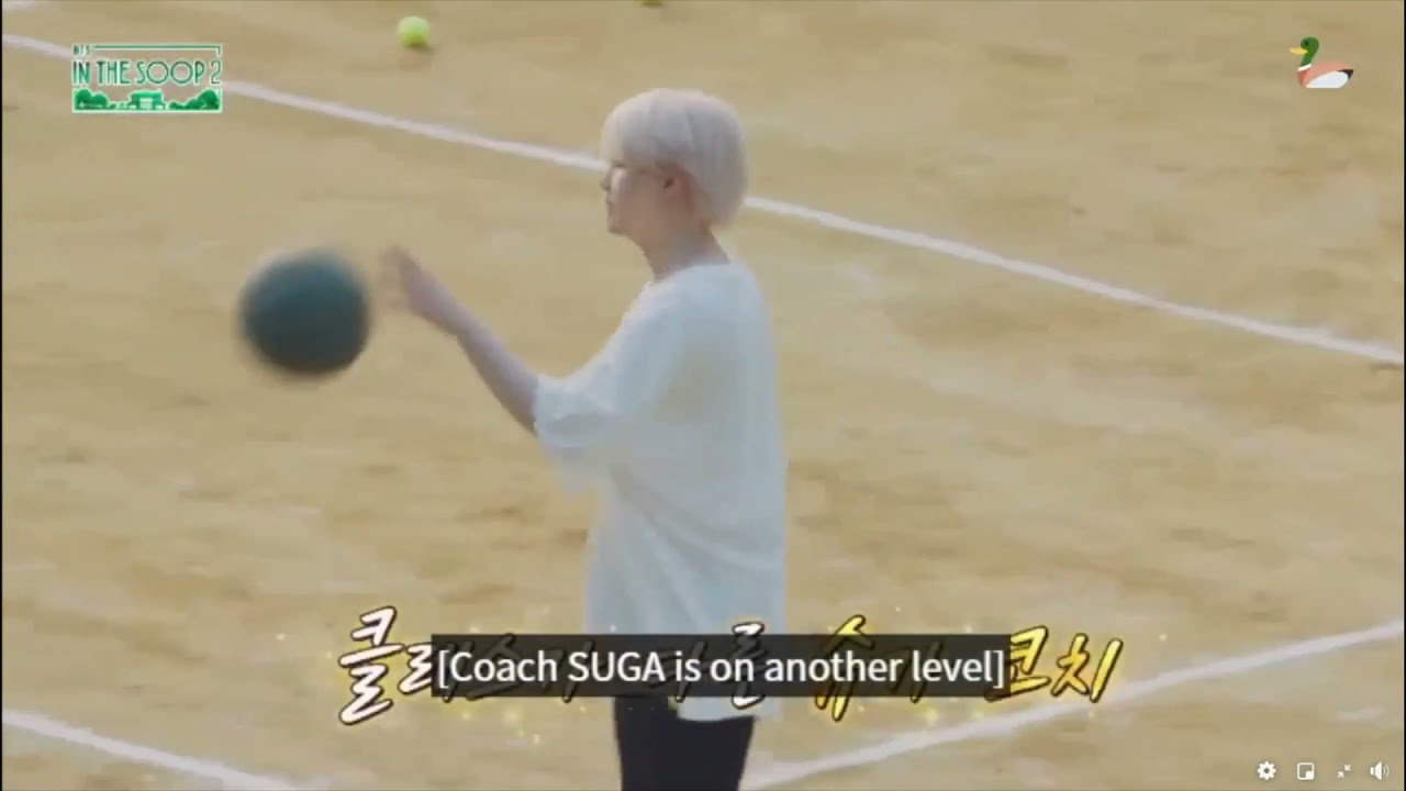 SUGA Playing Basketball at BTS IN THE SOOP Season 2 - YouTube