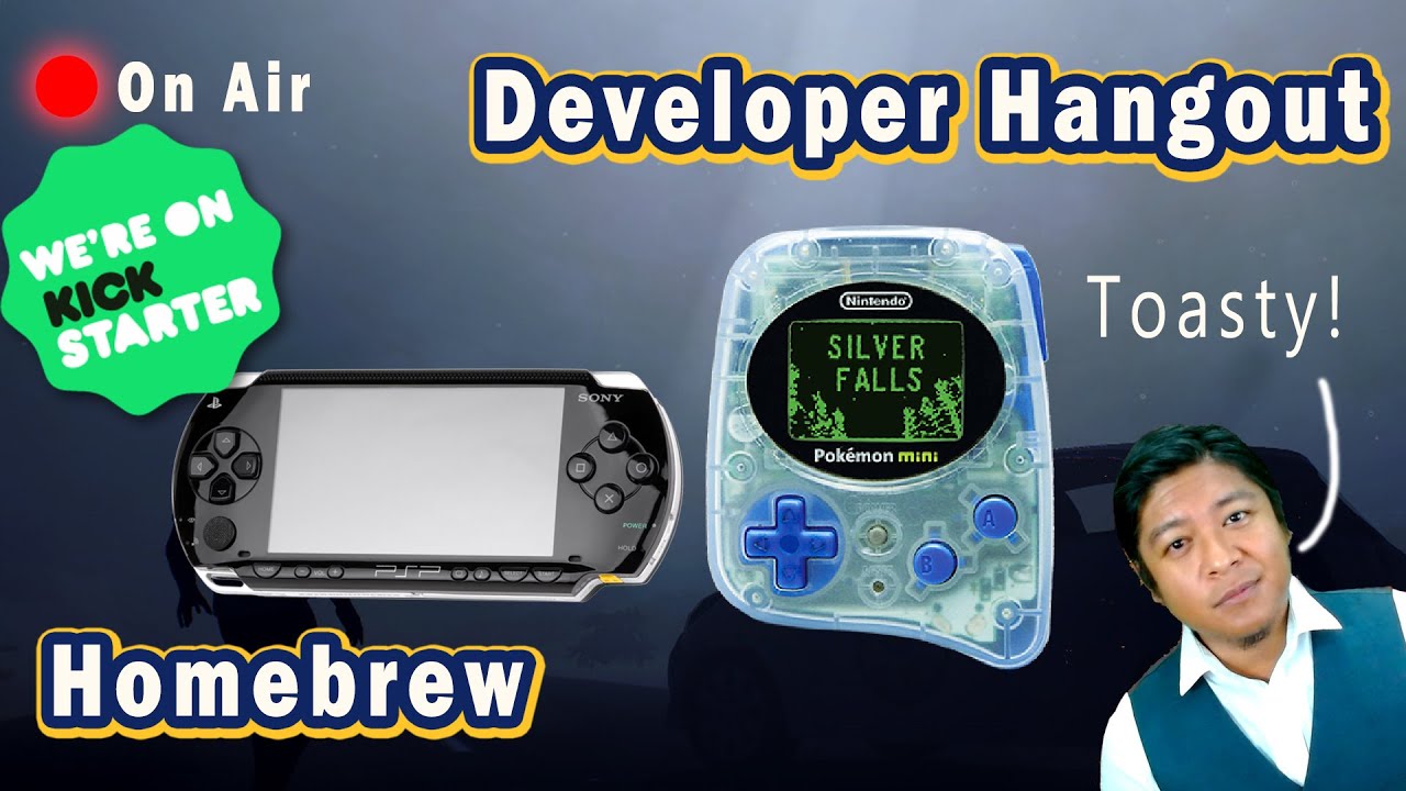 Game Dev Hangout | Let's play our PSP and Pokémon Mini Homebrew! - YouTube