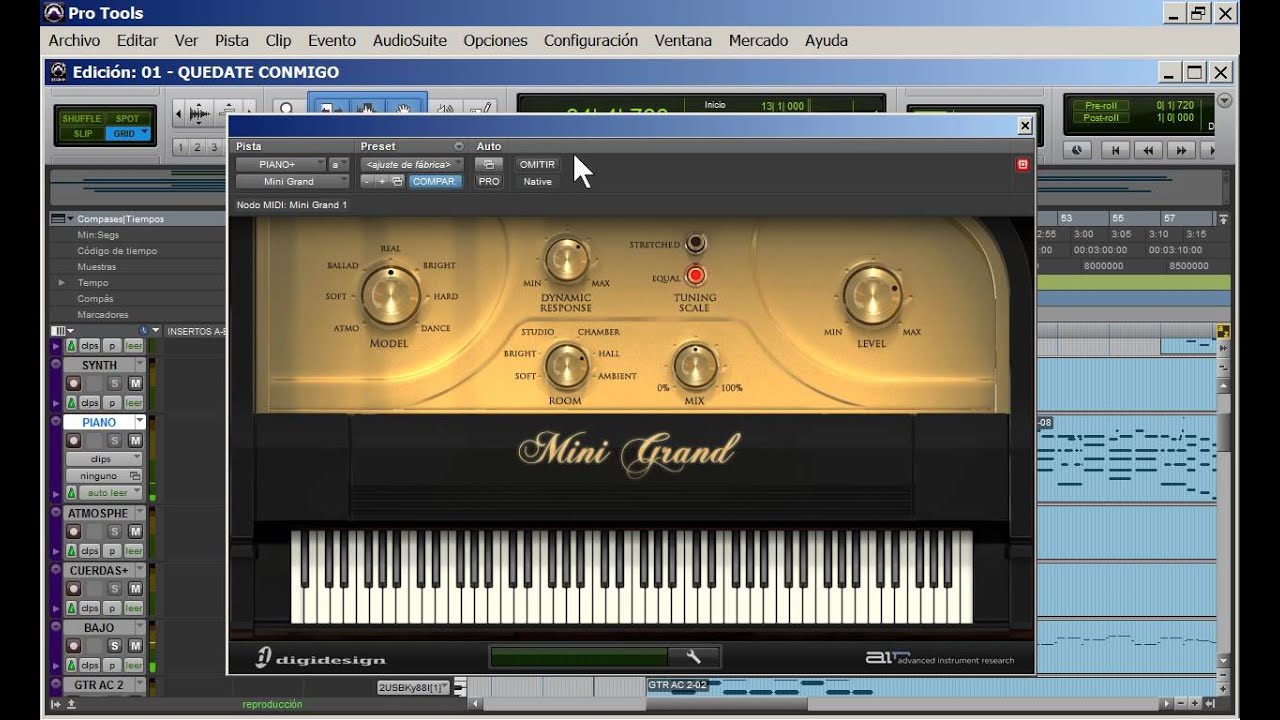 Instrumentos Virtuales | AIR Mini Grand | Clases de Produccion Musical ...