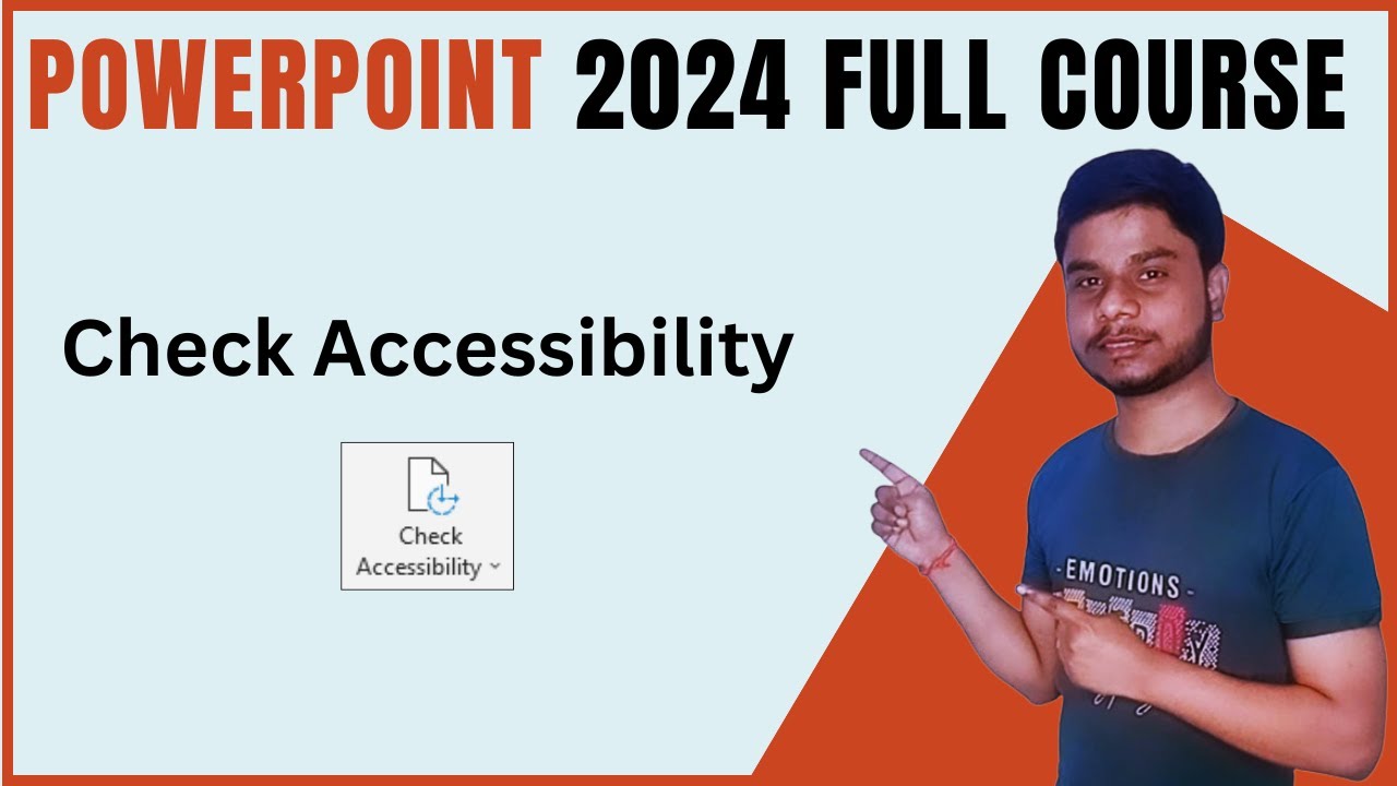 Check Accessibility in PowerPoint | PowerPoint full course in Hindi ...