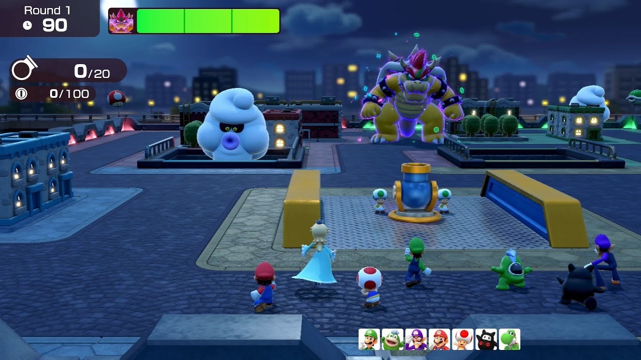 Super Mario Party Jamboree // Bowser Kaboom Squad (Ty-Foos - Rosalina ...