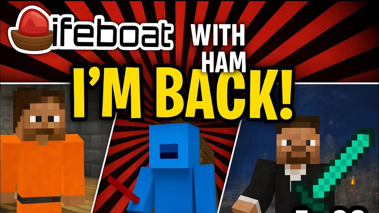 "I'M BACK! | Lifeboat Prisons, Hunger Games & NEW Games! (Ep.99)" - YouTube