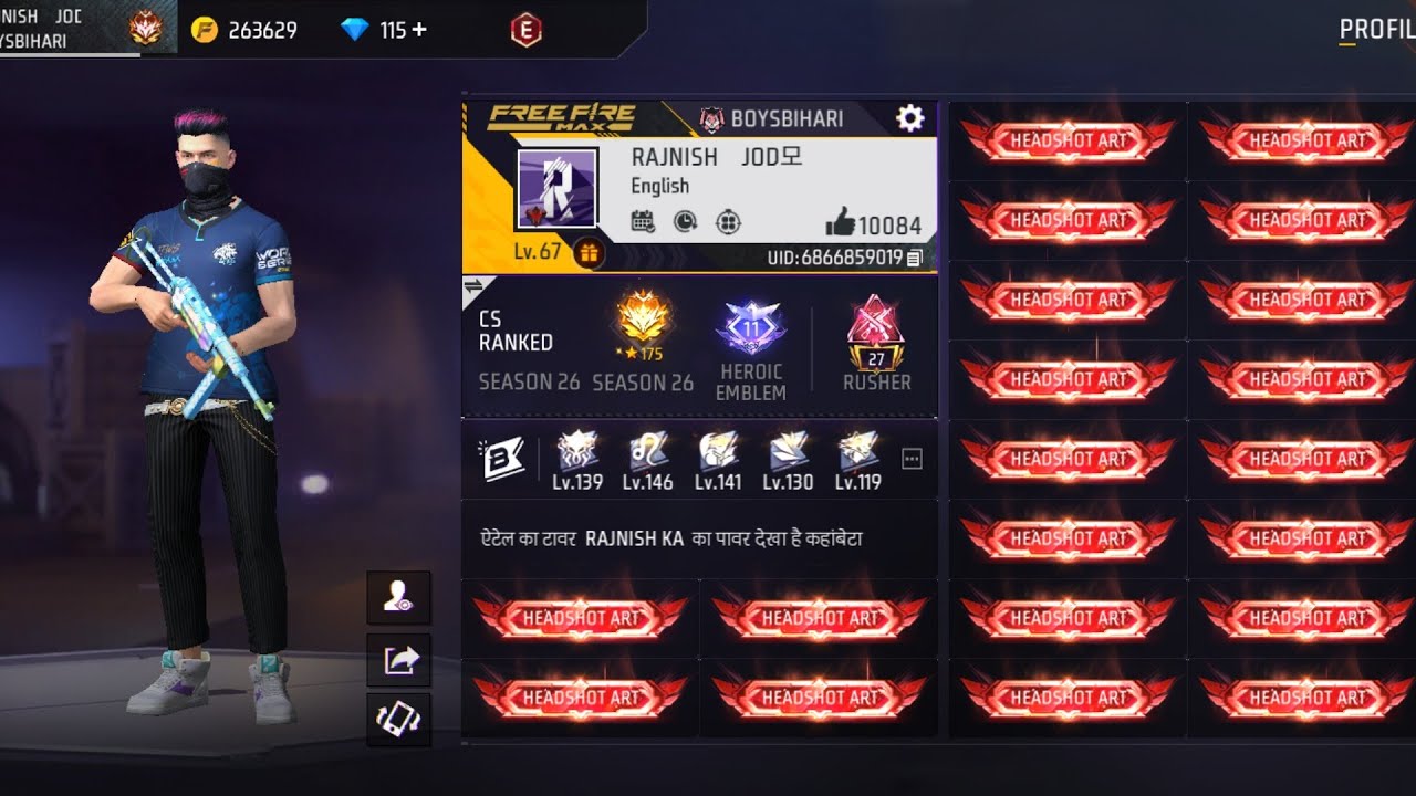 Noob profile to pro profile convart 😱😱 new profile satting after update ...