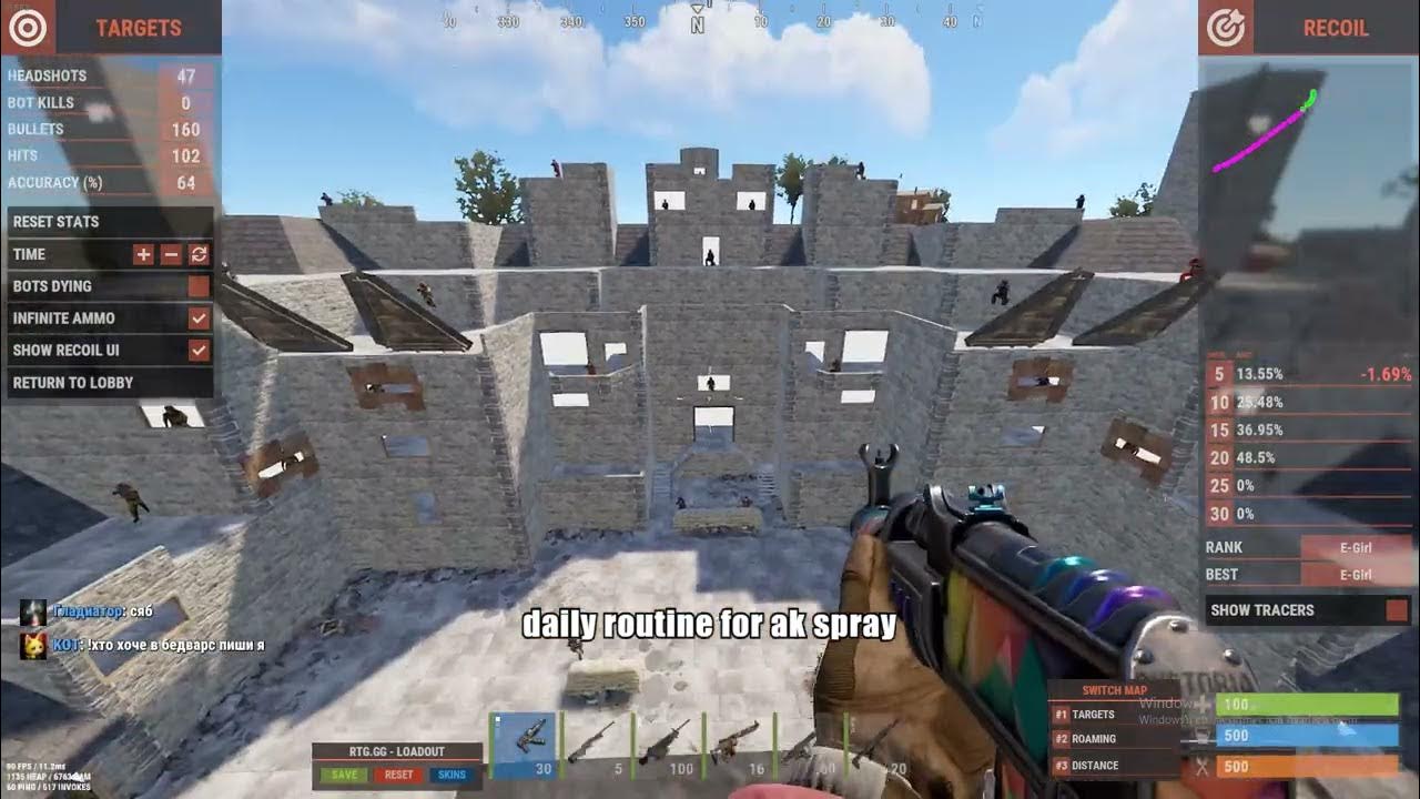 how to improve your aim in rust #rust - YouTube