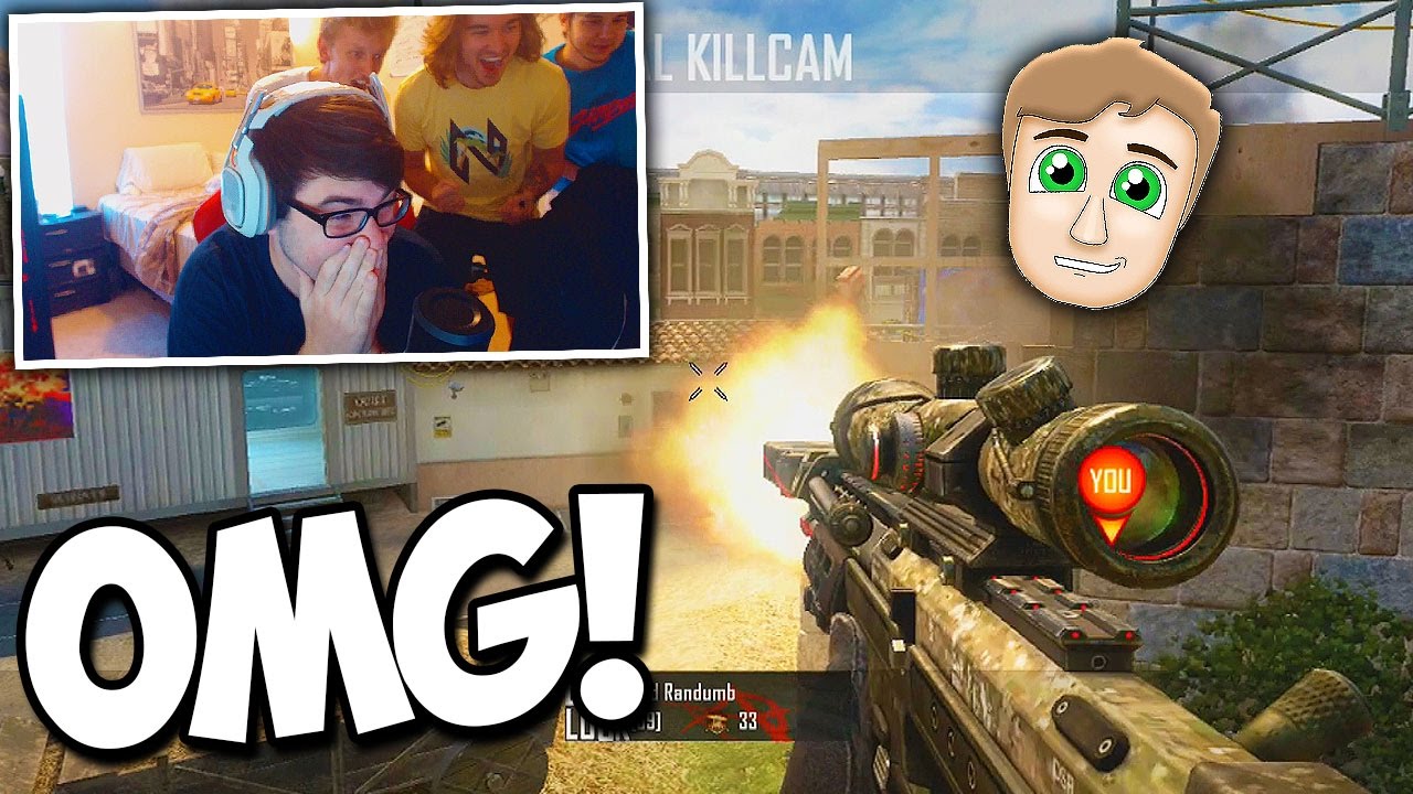 RED RANDUMB HIT A TRICKSHOT ON ME! - BO2 Trickshotting - YouTube