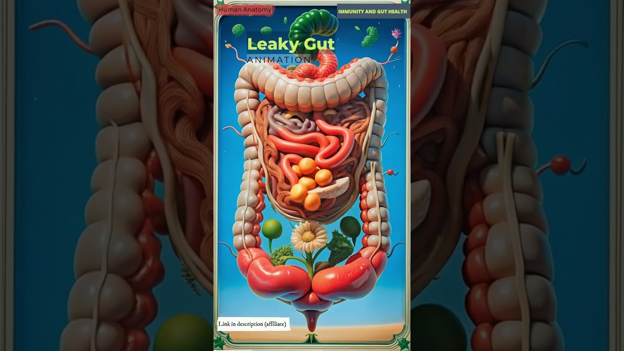 Leaky Gut Syndrome Animation | Digestive System | Immunity and Gut ...