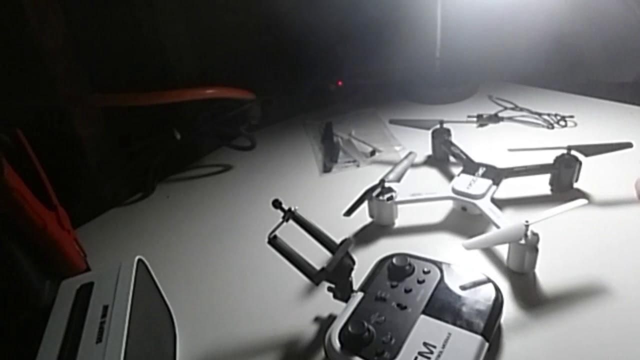 Sharper image "Lunar drone" DRO-004 on board flight footage - YouTube