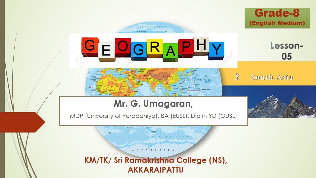 Geography_Grade-08_Lesson 05 - YouTube