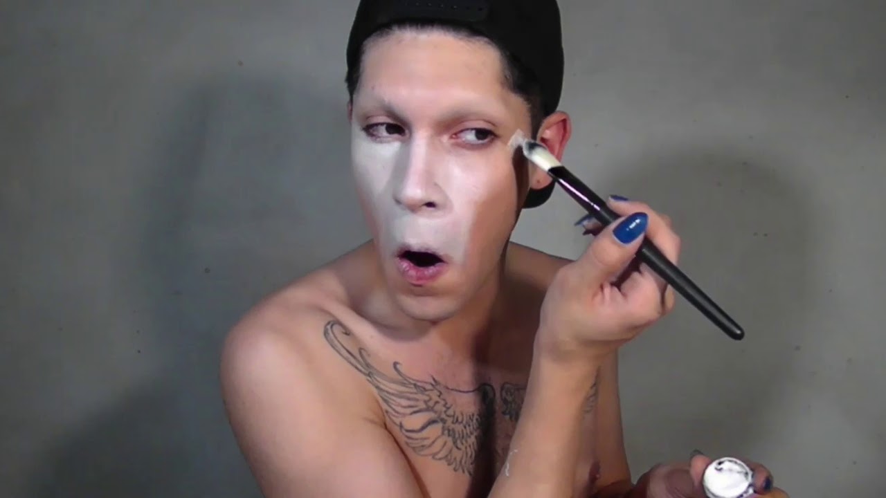 Marilyn Manson makeup tutorial (fast) - YouTube