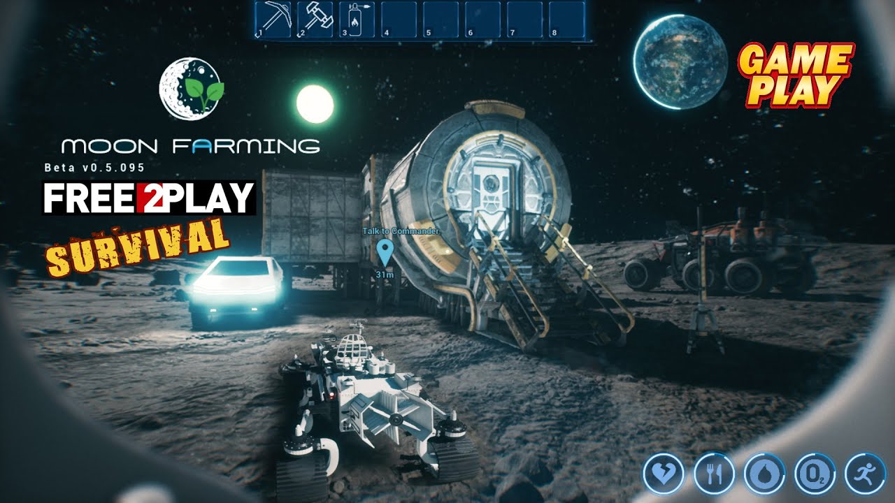 Moon Farming - Prologue ★ Gameplay & Walkthrough part 1 ★ PC Steam ...