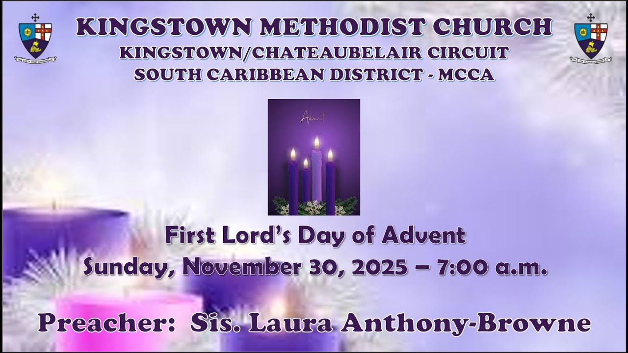 Kingstown Methodist Church Morning Worship Service - Sunday, November ...