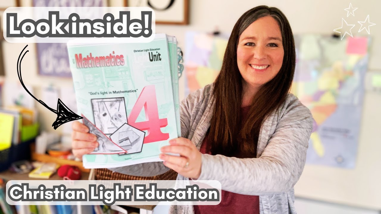 Christian Light Education Math 4 Flip Through // CLE Math 4th Grade ...