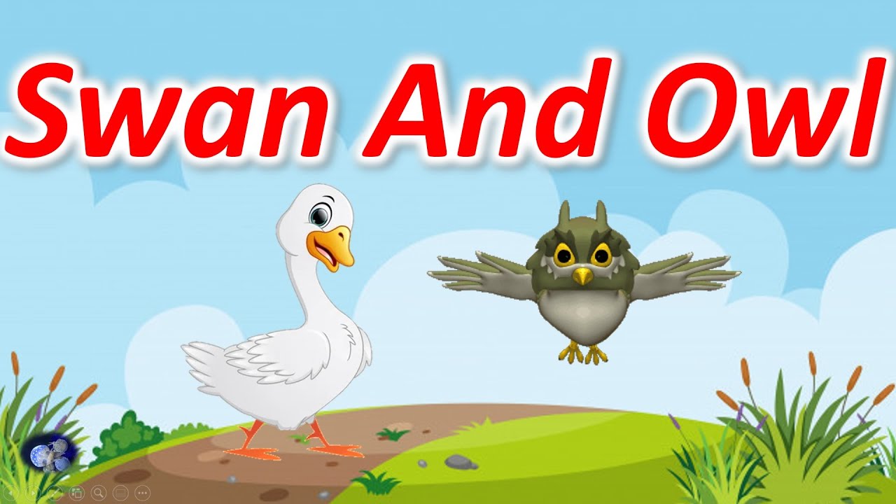 Swan And Owl | Kids Short Story | Moral story | Panchatantra story ...