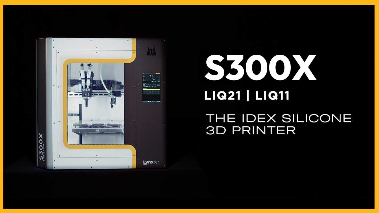 Silicone 3D Printer - SS300X - LIQ21 | LIQ11 by Lynxter - - YouTube