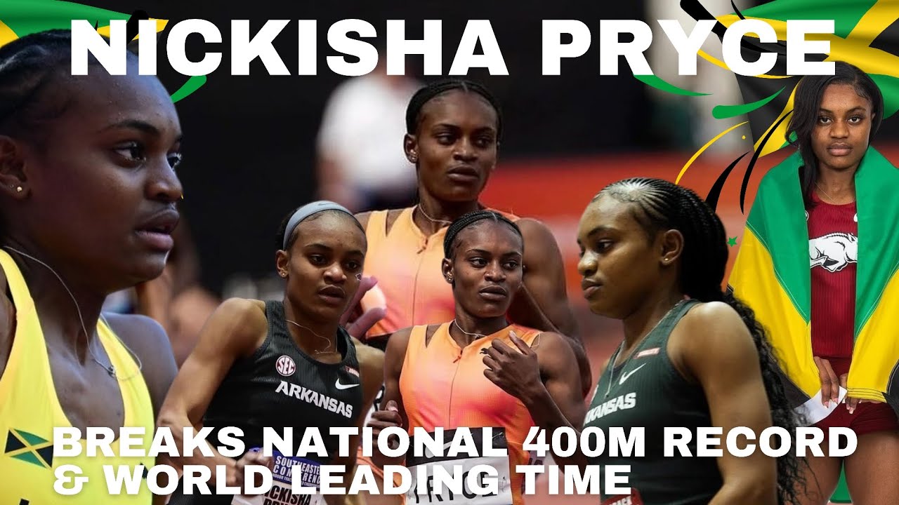 Nickisha Pryce Sets Stunning 400m World Record at London Diamond League ...