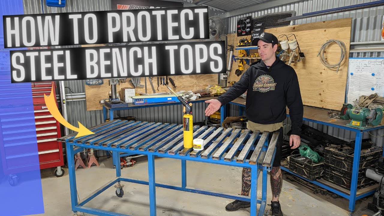 How to Protect Steel Bench Tops from Rust - YouTube