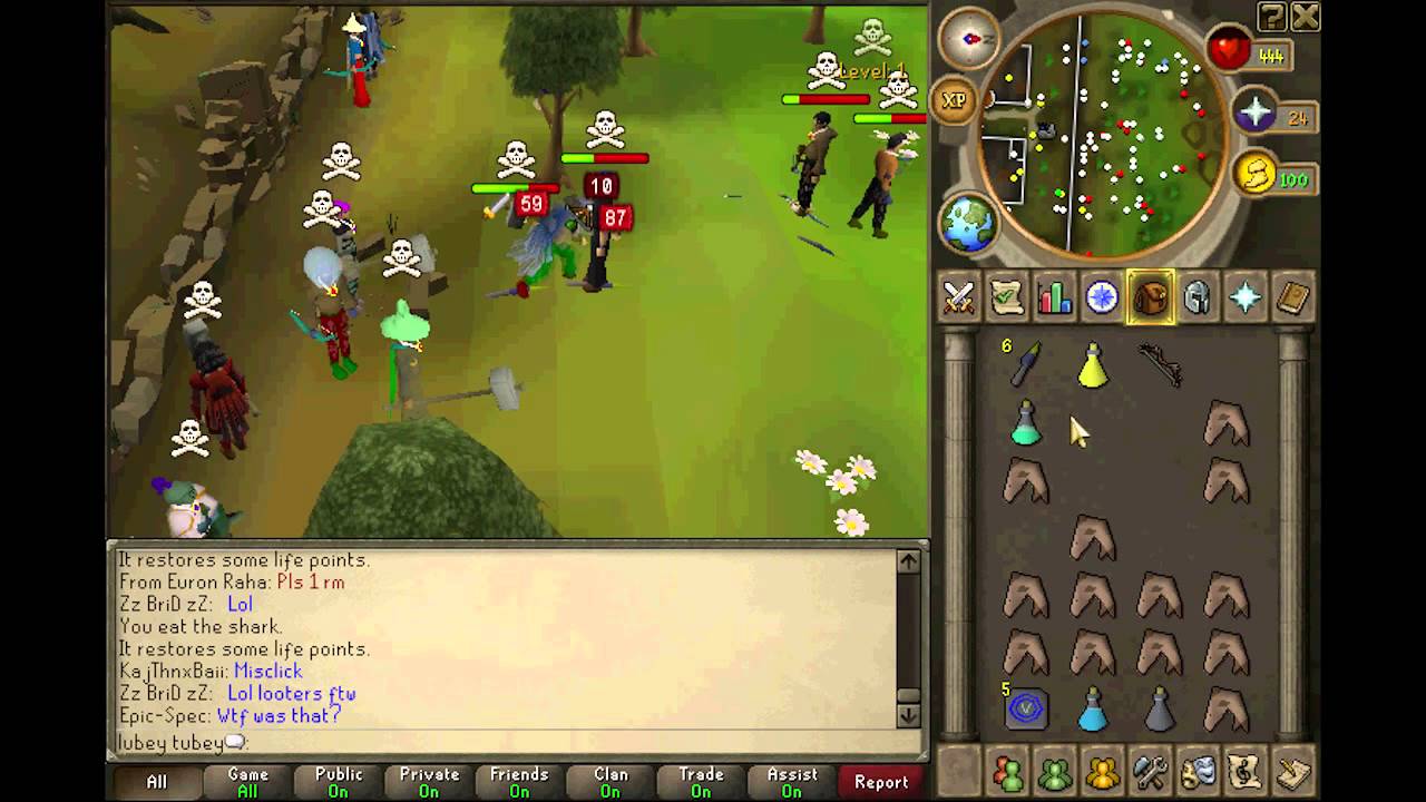 Runescape Highrisk Pking Vid 1 - lubey tubey corrupt vesta longsword ...