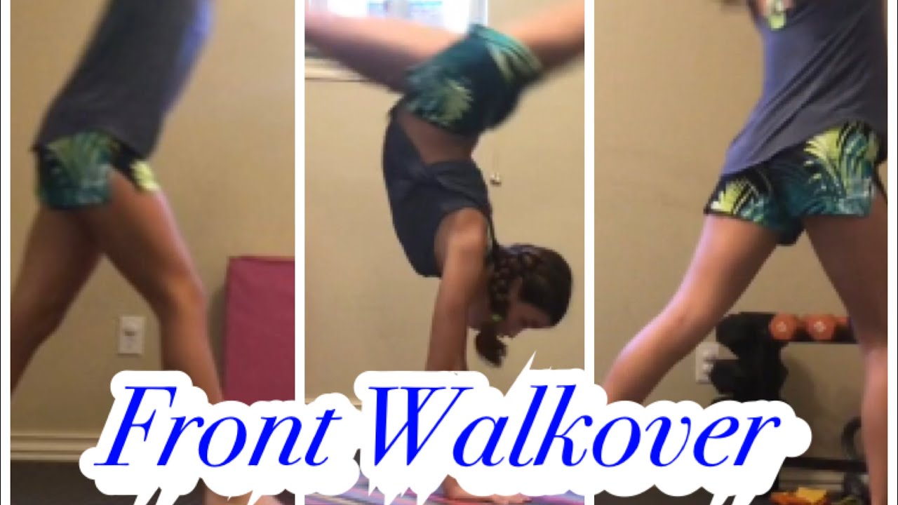 How To Do A Front Walkover - YouTube