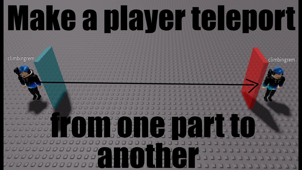 Making a portal script in Roblox - YouTube