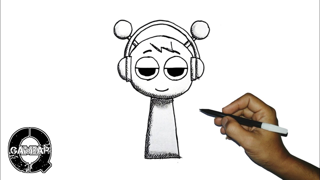 How to Draw Oren / Orange from Sprunki - YouTube