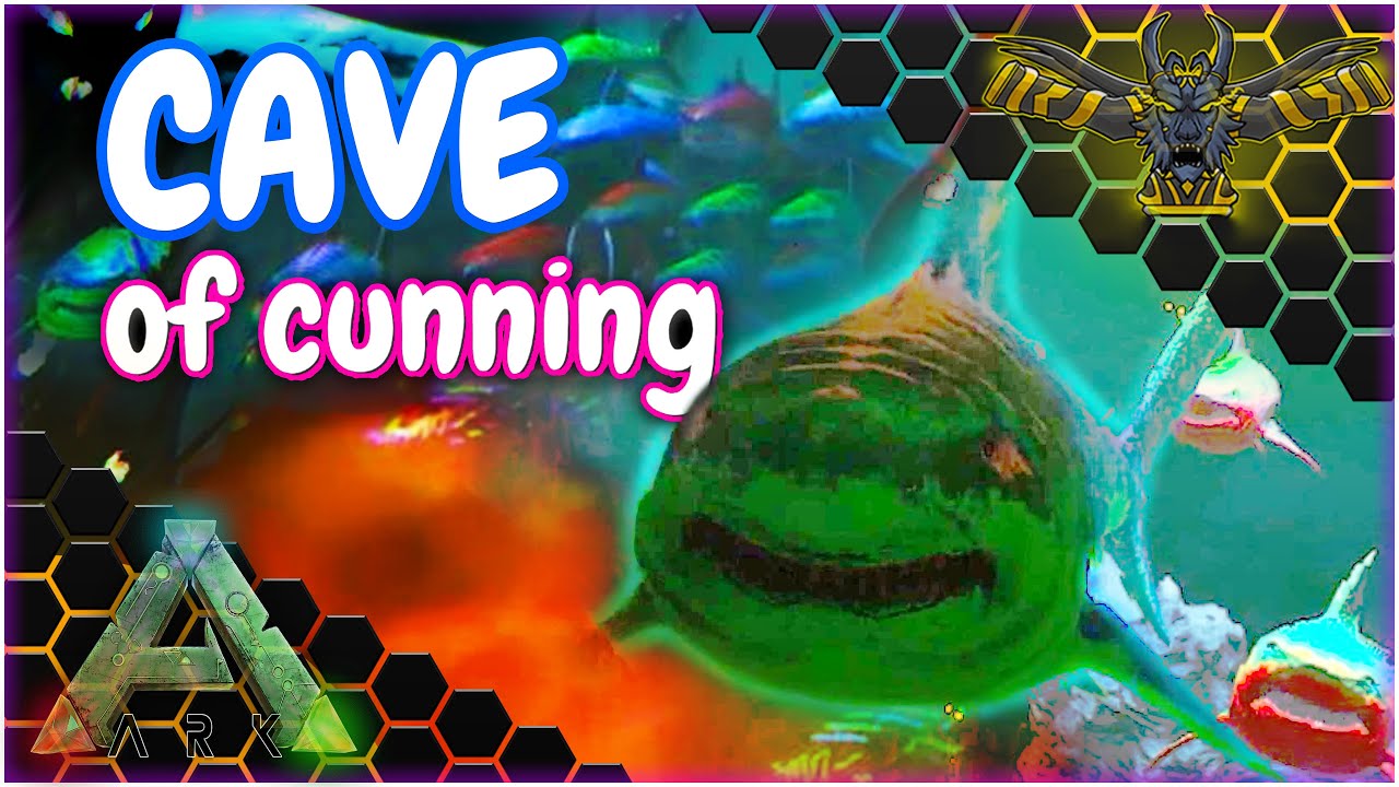Blooping through the artifact of cunning cave | Ark Progression Evolved ...