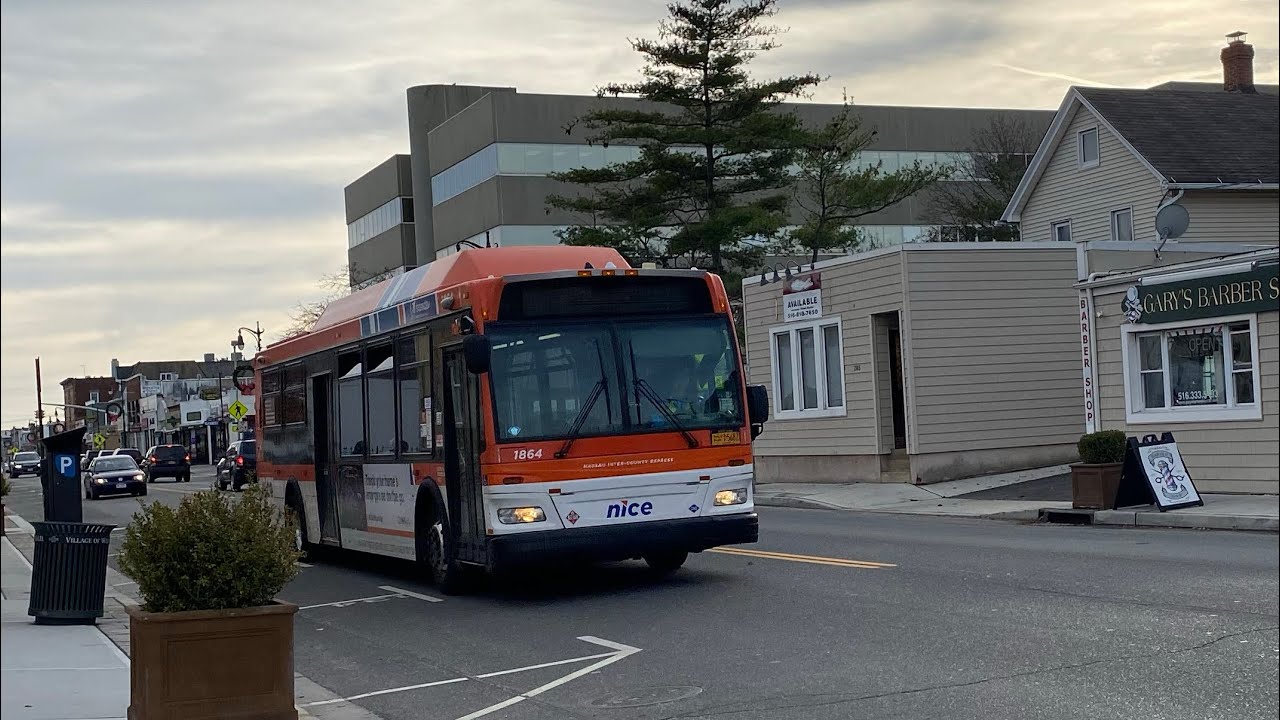 NICE Bus: 2012 Orion VII 3rd Gen CNG 1864 on the n35 - YouTube