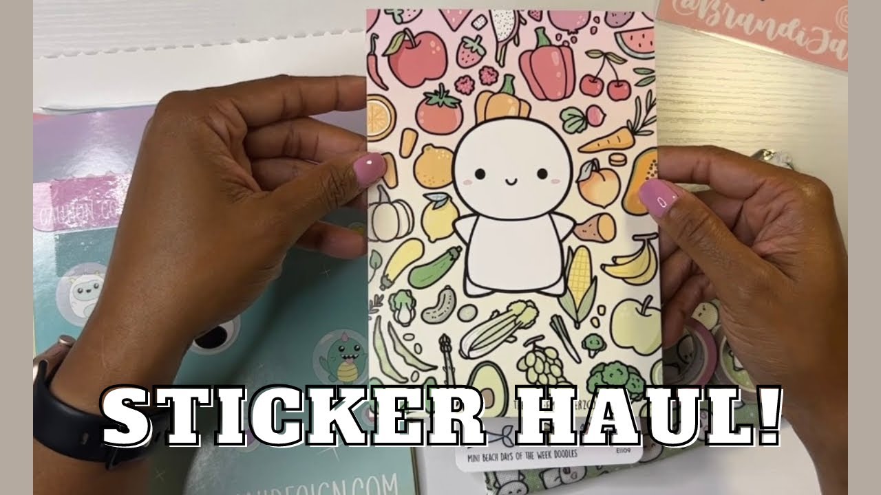 Sticker Haul Feat @SweetKawaiiDesign and ⁠@TheCoffeeMonsterzCo - YouTube
