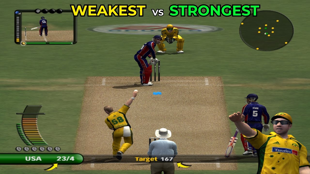 Cricket 07 - Can A Weak USA Team Chase 167 Runs Against The Mighty ...