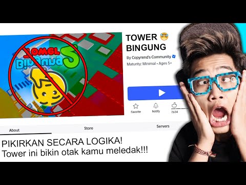 BINGUNG MAIN TOWER BINGUNG, HANYA 3 ORANG DI DUNIA YANG PERNAH TAMATIN MAP INI DI ROBLOX!!!