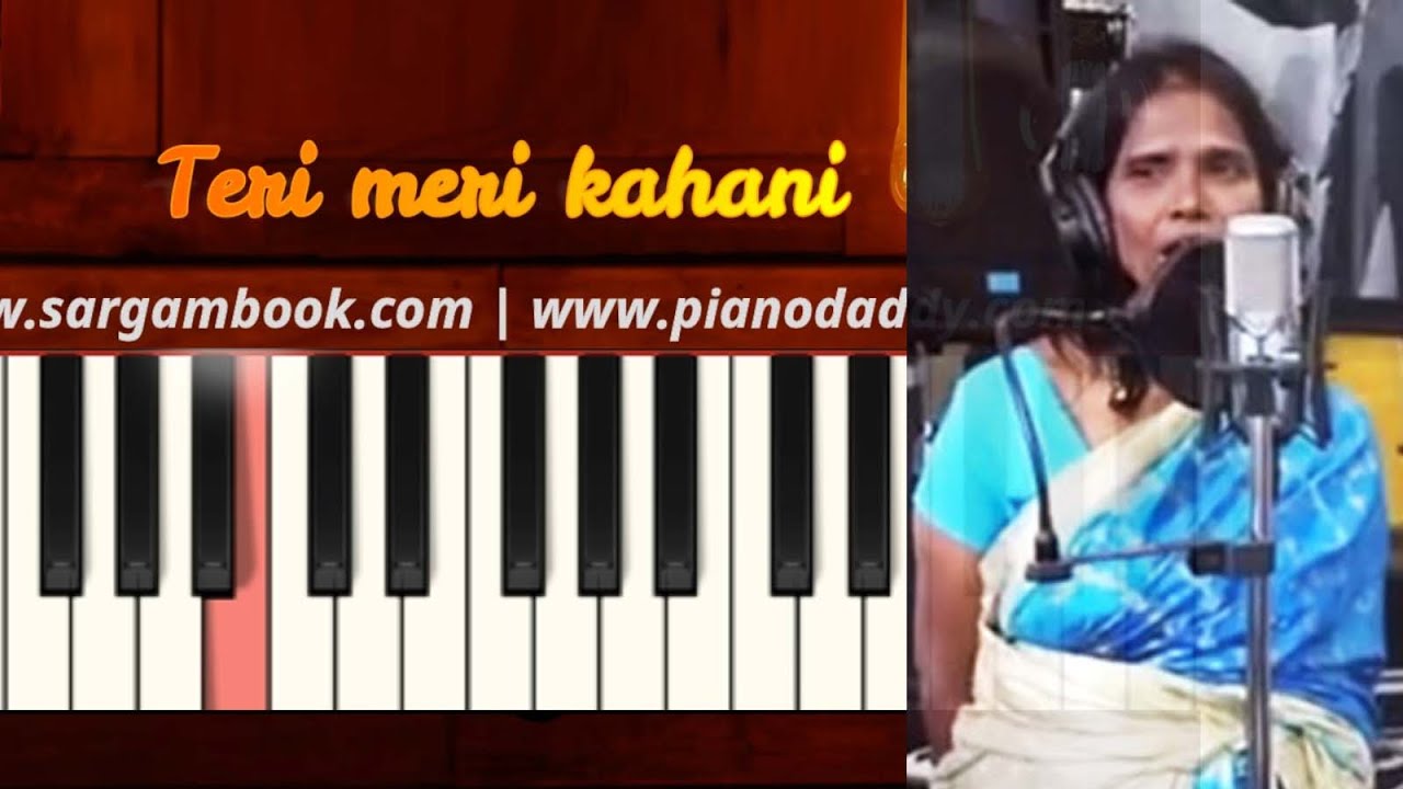 Teri Meri Kahani (Happy Hardy & Heer) Harmonium Lesson + Sargam Notes ...