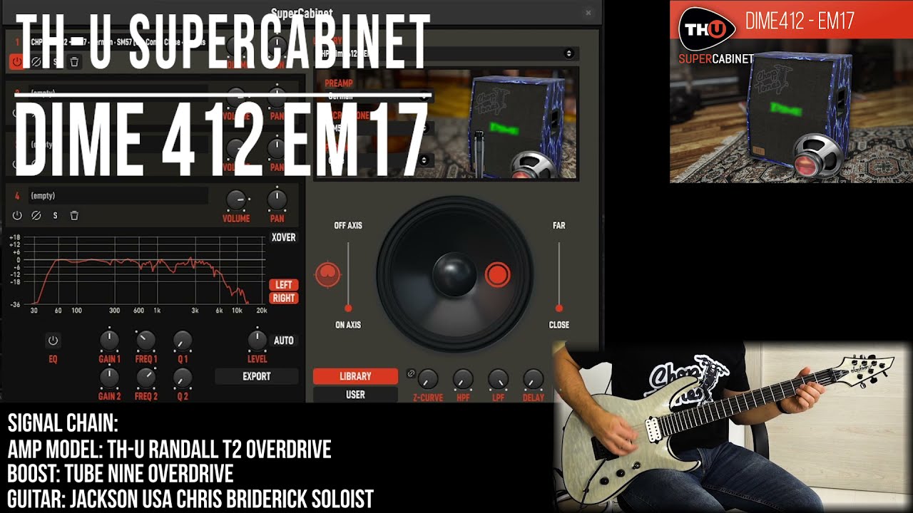 TH-U SuperCabinet | Dime 412 EM17 (4x12 + Eminence SA1712) - YouTube