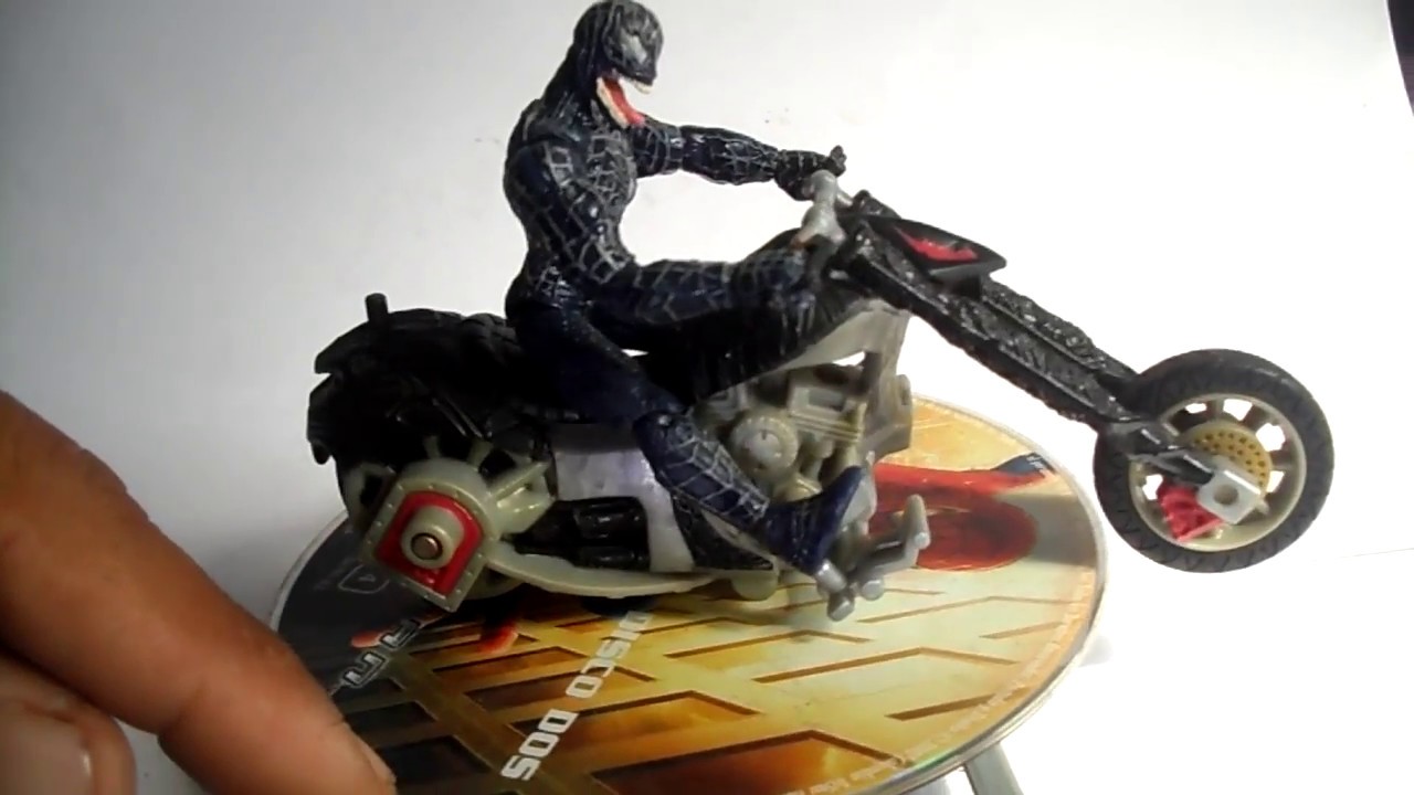 #4 MOTOS DE SPIDERMAN VENOM, DUENDE VERDE Jr. + UN LAGARTO Y VENOM ...