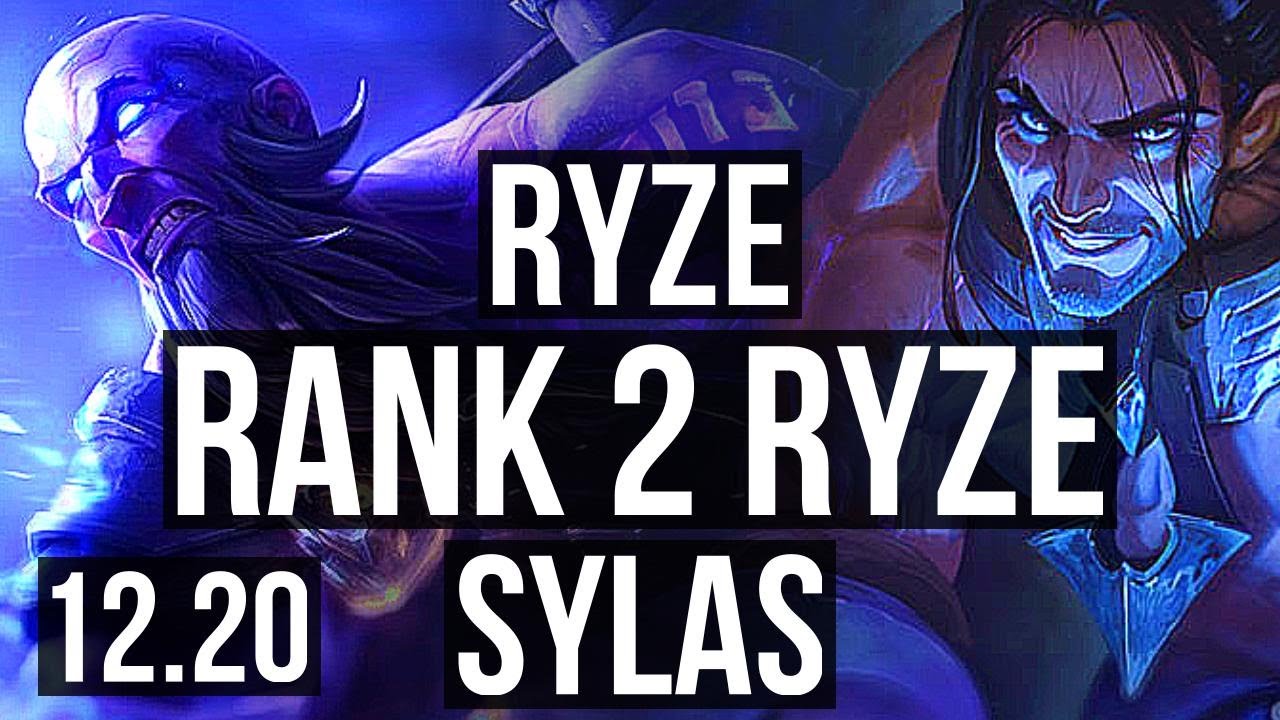 RYZE vs SYLAS (MID) | Rank 2 Ryze, Rank 30 | KR Challenger | 12.20 ...
