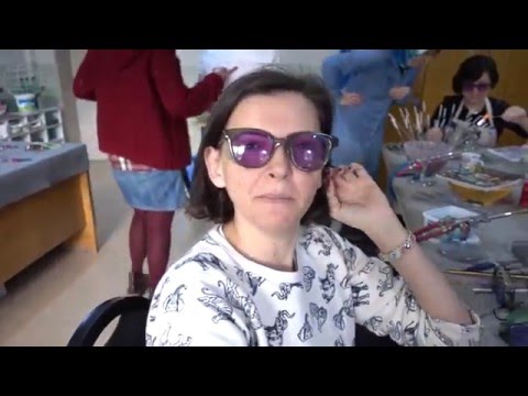 Cam Atölyesinde bir gün ve boncuk yapımı