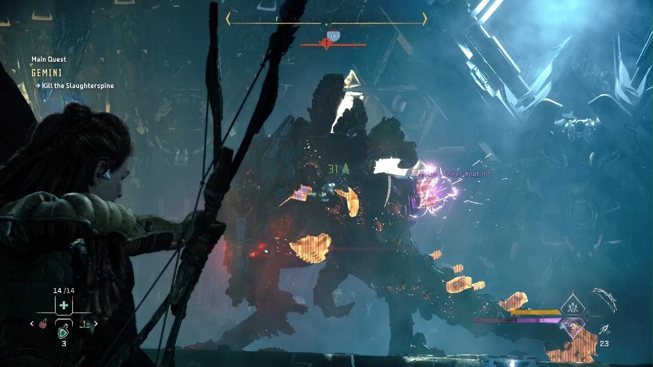 Apex SlaughterSpine Boss Fight - Horizon Forbidden West (PS5) - YouTube