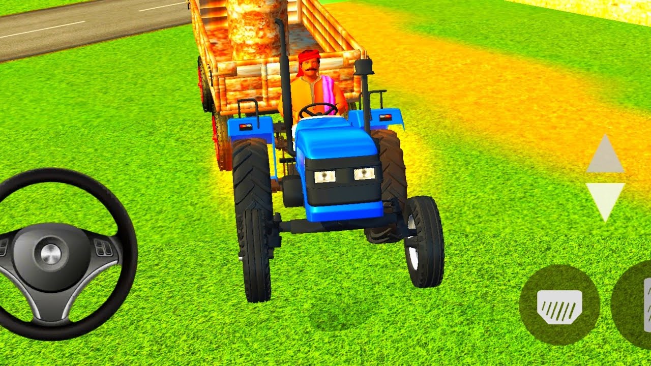 tractor Trolley Game Indian Tractor 🚜 Game Realistic 🎮 Streaming224 ...