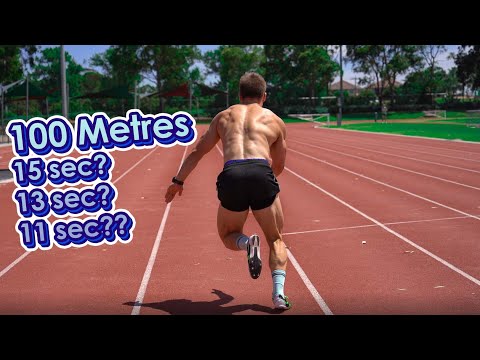 How Fast Can a Bodybuilder Run 100 Metres? - YouTube