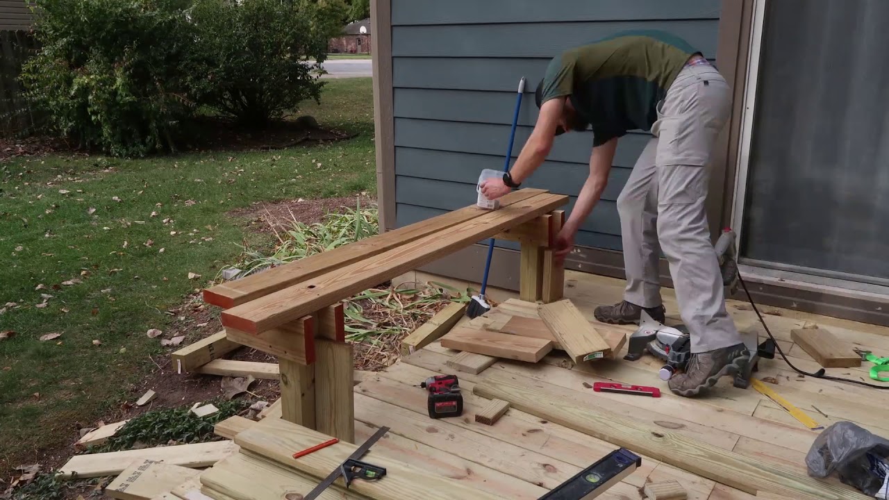 Deck Build Time Lapse - YouTube