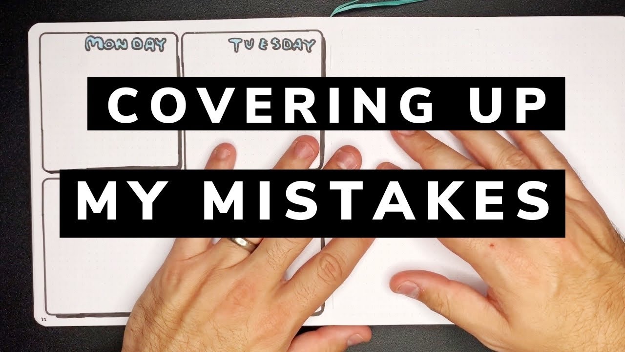 How To FIX Your Bullet Journal Mistakes THIS WAS SO EASY With Acrylograph Pens YouTube How To FIX Your Bullet Journal Mistakes THIS WAS SO EASY With Acrylograph Pens YouTube