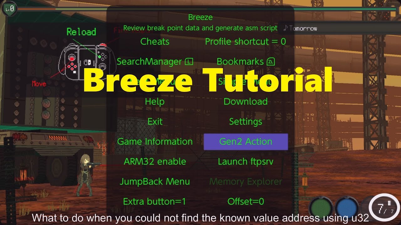 Breeze Tutorial: What to do when you could not find a known value using u32 - YouTube