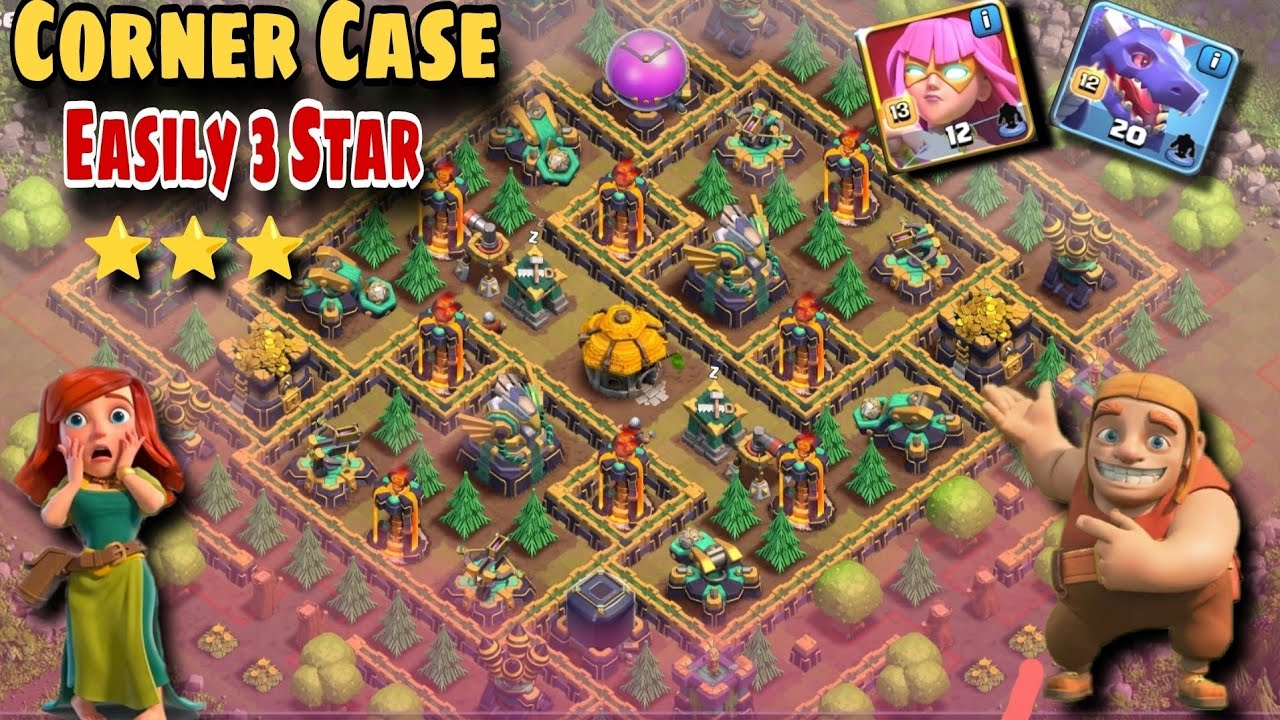 "Corner Case" Easily 3 Star ⭐⭐⭐.Best Attack in Clash of clans. - YouTube