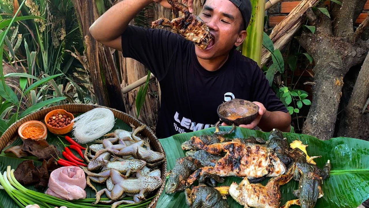 The BEST Recipe Grilled Frogs | CAM Cooking TV - YouTube