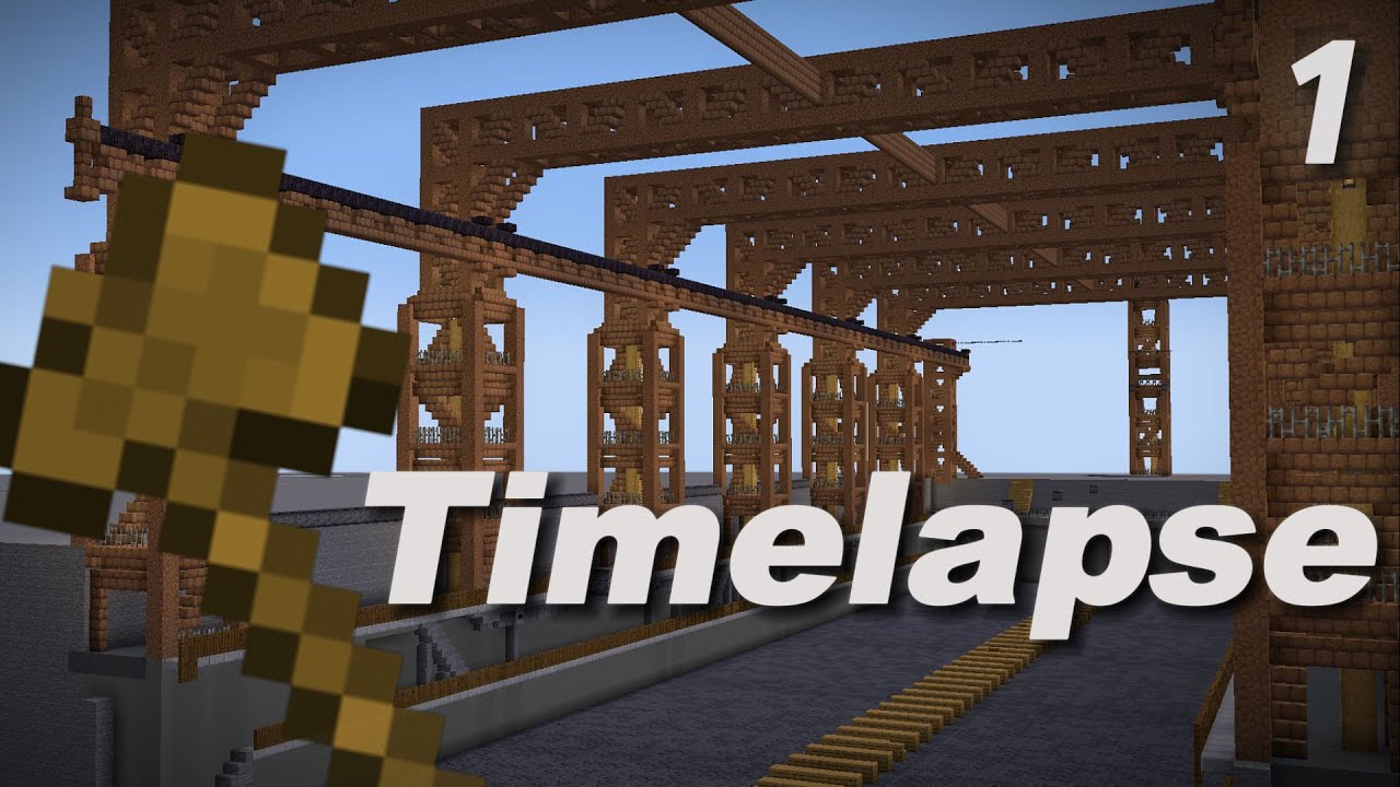 Minecraft Shipyard Building | The Base Structure - YouTube